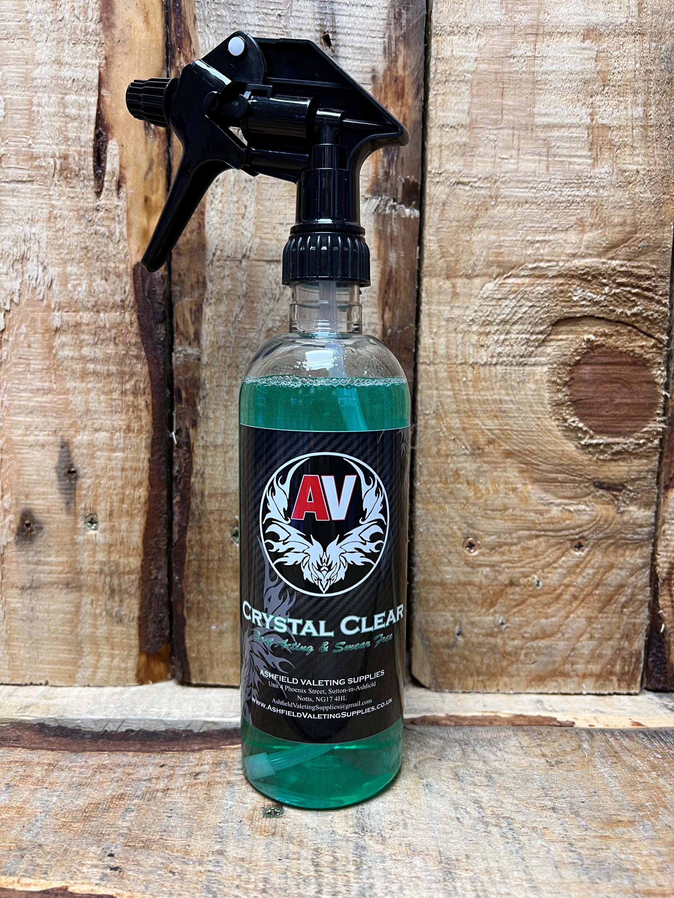 Crystal Clear - Fast Acting & Smear Free Glass Cleaner – Ashfield ...